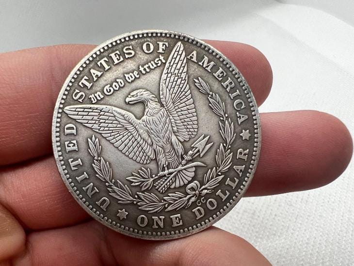 1881 Unique Design Dollar Coin Replica Copy - Etsy