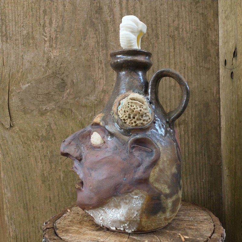 Devil FACE JUG by Joel Patton / EM Xray | Etsy