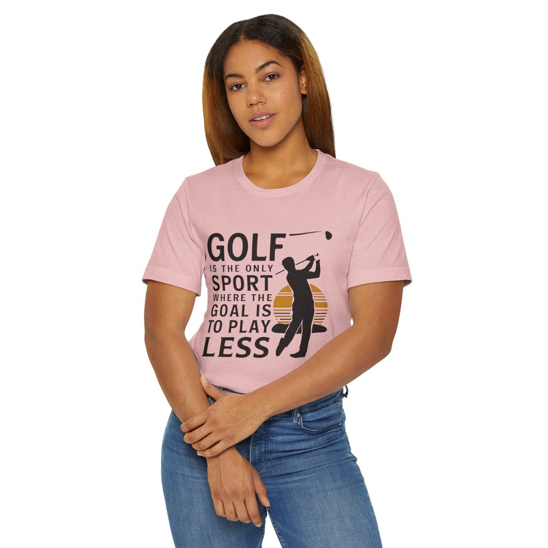 Golf Humor T-shirt,golfer Silhouette Tee,sunset Golfing Shirt,funny ...