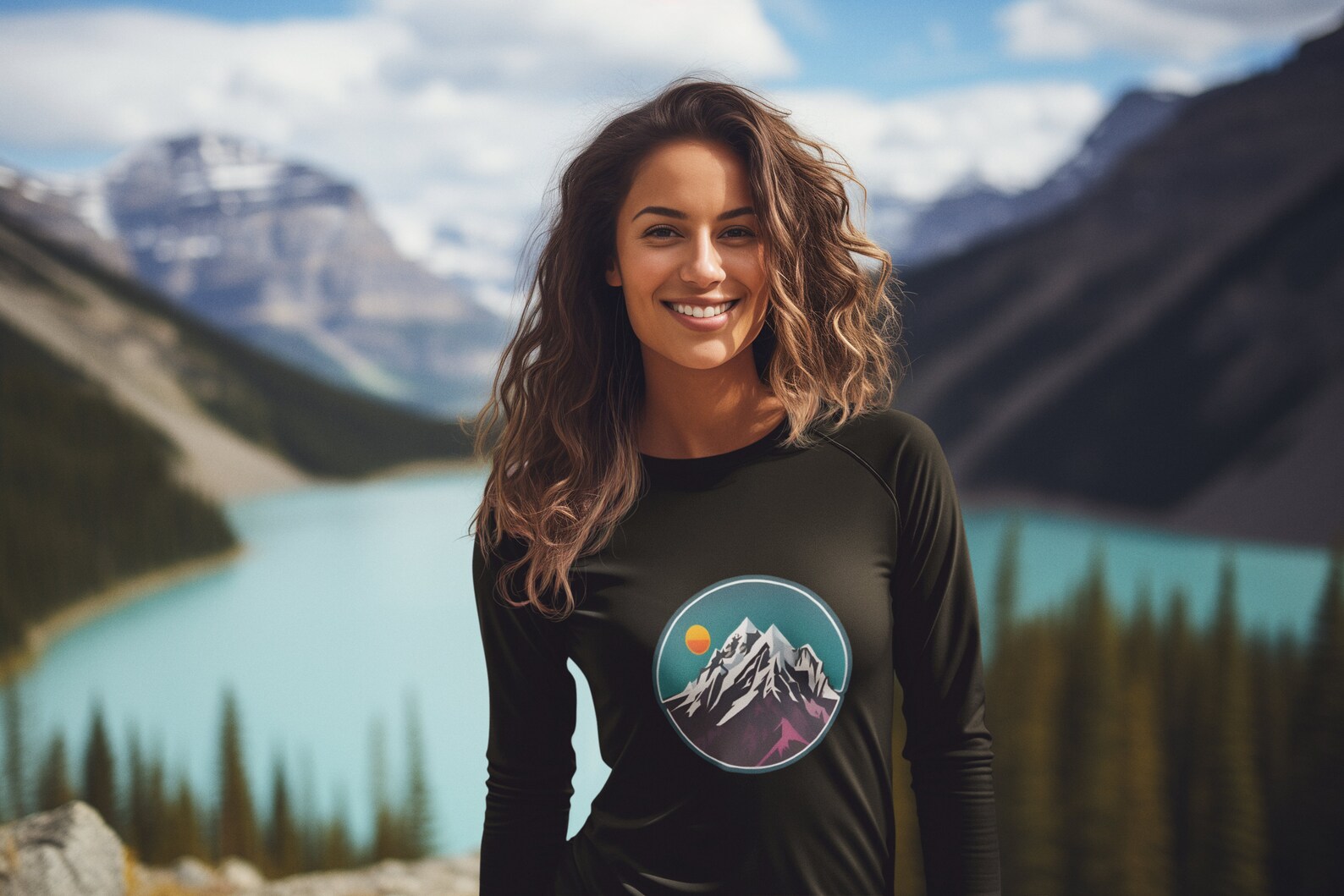 Mount Everest Long Sleeve Tee, Outdoor Adventure Shirt, Comfortable ...