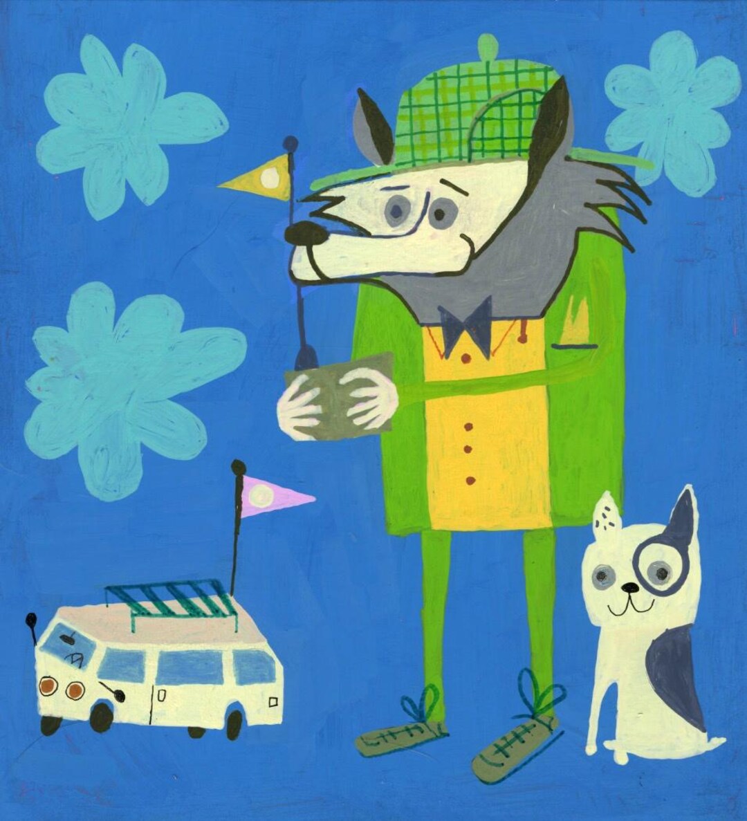 Wolfman and Siegfried With Their New RC Van. Limited Edition Print by ...