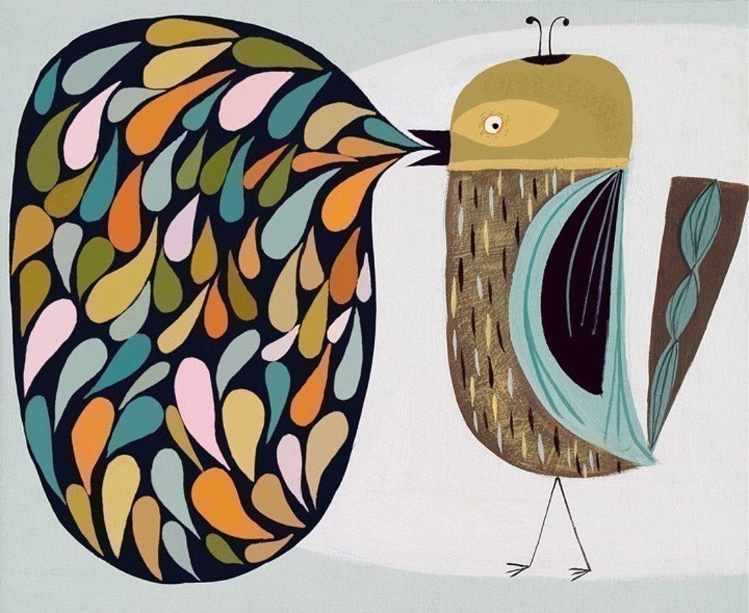 Charlie Bird. Open Edition Print by Matte Stephens. - Etsy