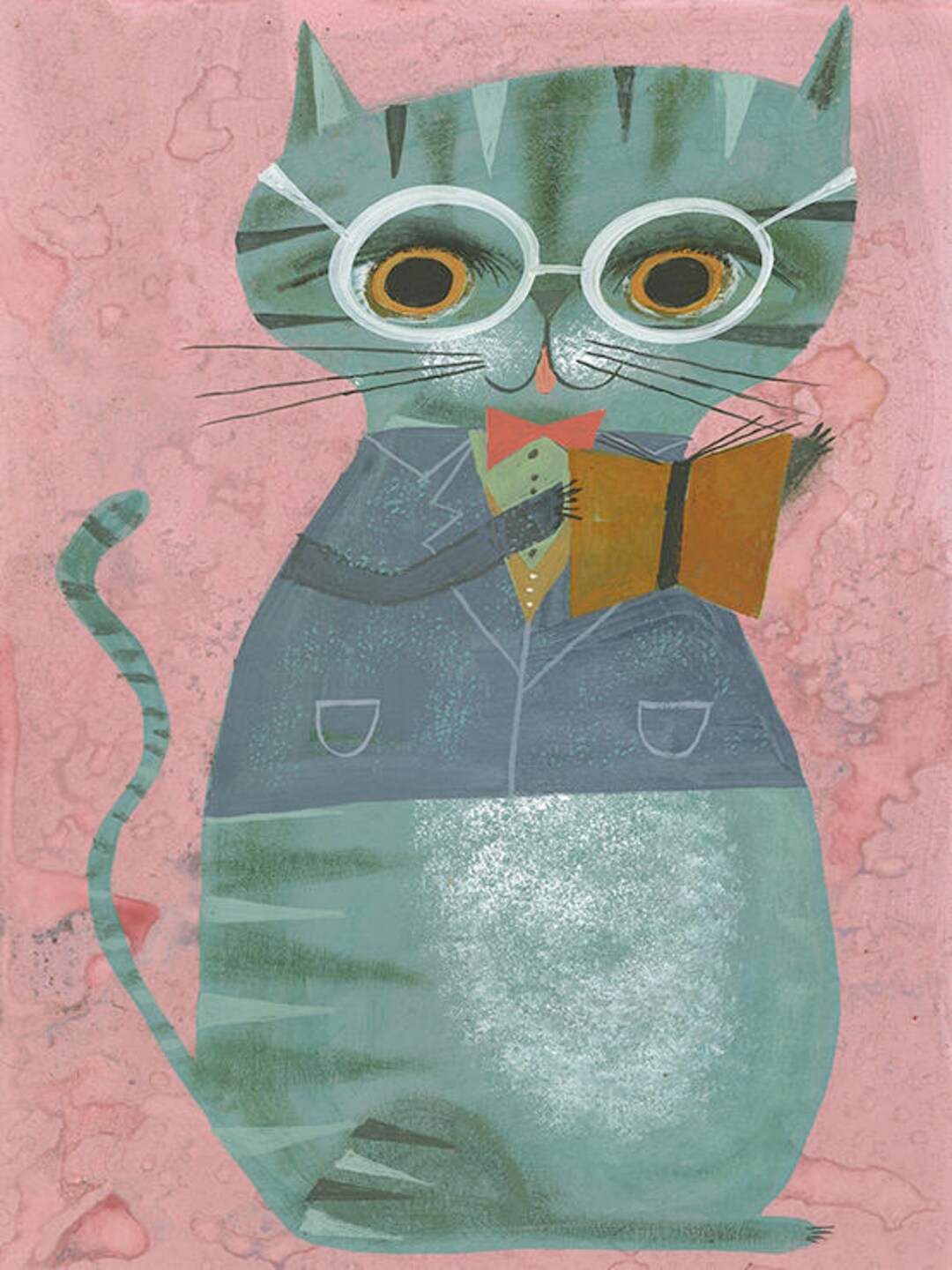 Simon Reading the Classics. Limited Edition Print by Matte Stephens. - Etsy