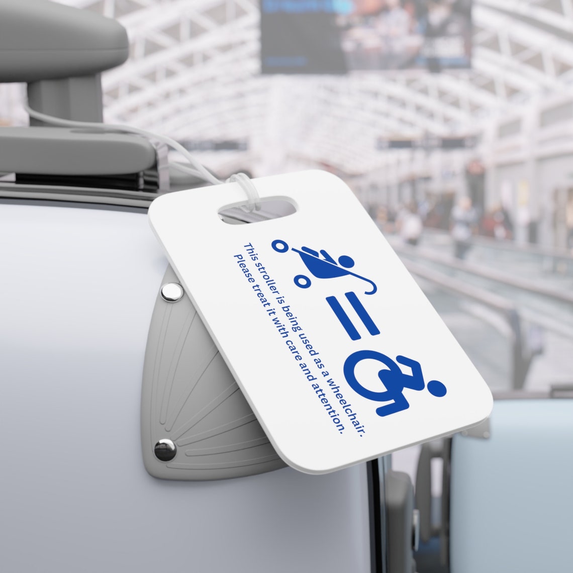 Stroller Equals Wheelchair Tag, Stroller Tag, Wheelchair Tag, Special ...