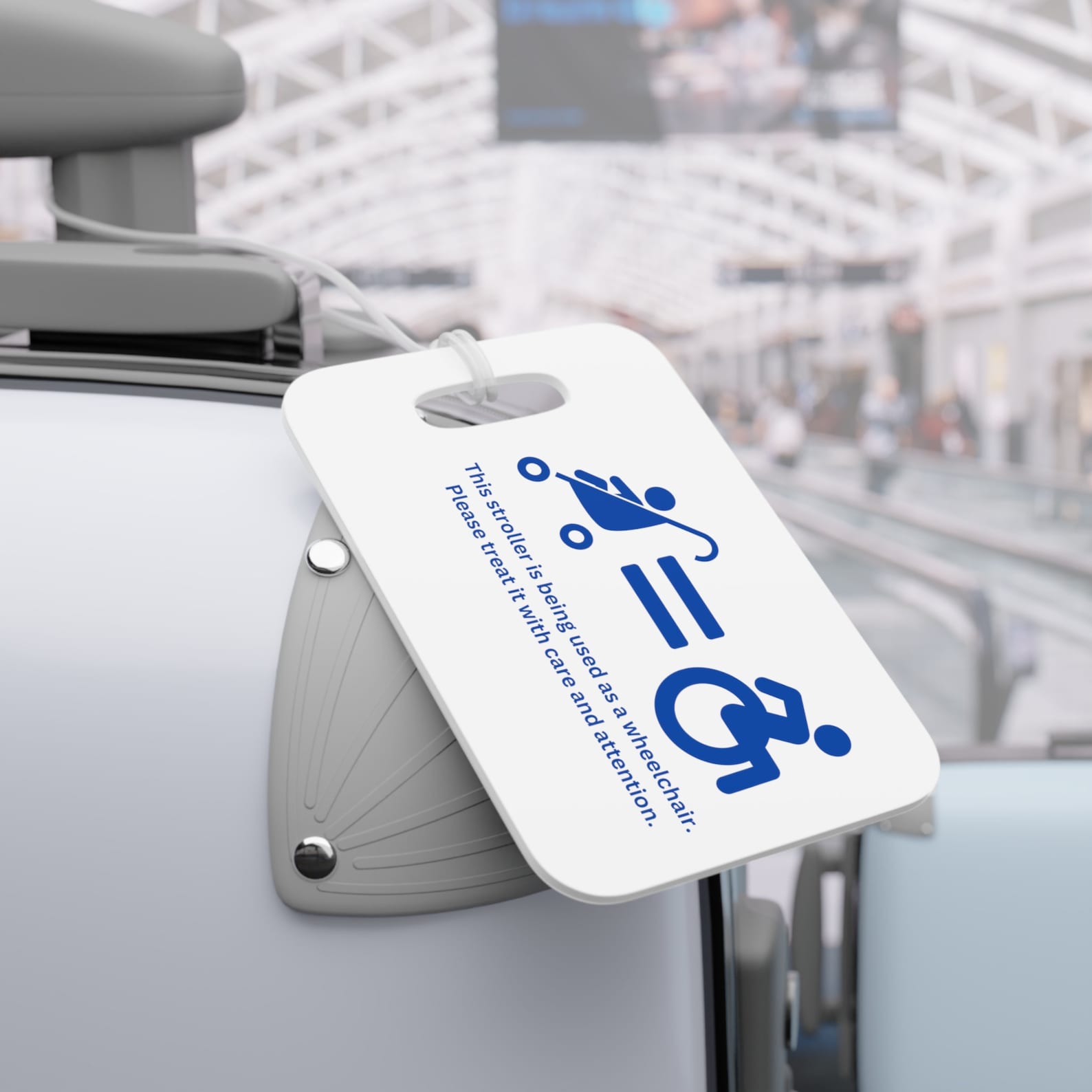 Stroller Equals Wheelchair Tag, Stroller Tag, Wheelchair Tag, Special ...