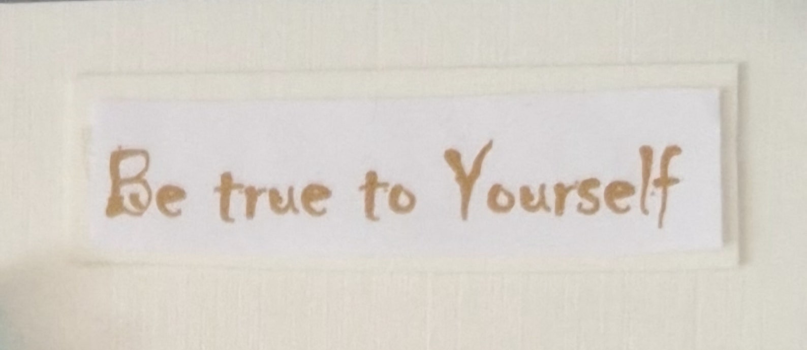 Framed Box Picture Titled "be True to Yourself" - Etsy