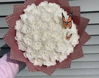 Clase Azul Inspired Eternal Rose Bouquet 24 Count - Etsy