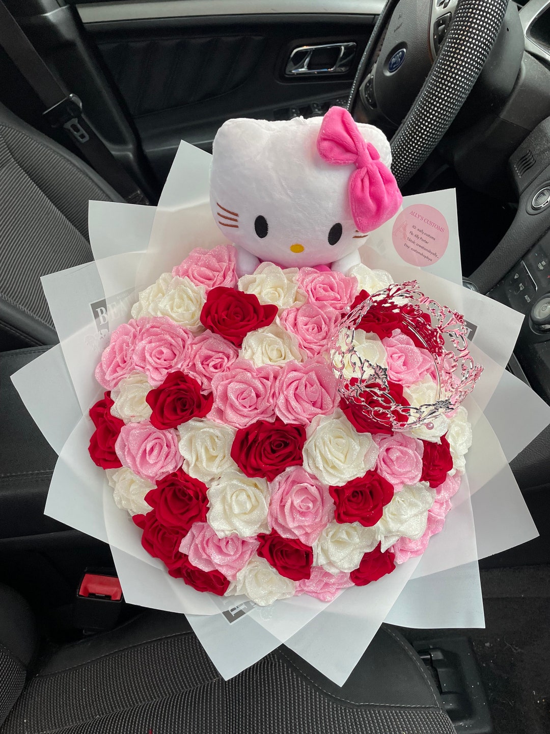50 Count Hello Kitty Glitter Bouquet - Etsy