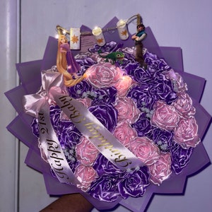 50 Count Rapunzel Theme Bouquet - Etsy