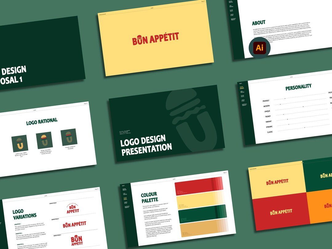 Logo Design Presentation Template | Brand Designer | Graphic Design ...