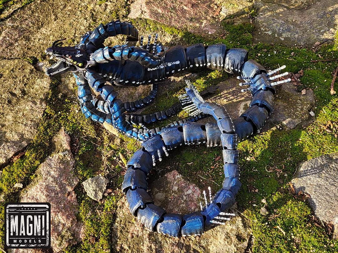 Articulated Gargantuan Leviathan STL - Subnautica [FOR 3D PRINTING] - Etsy