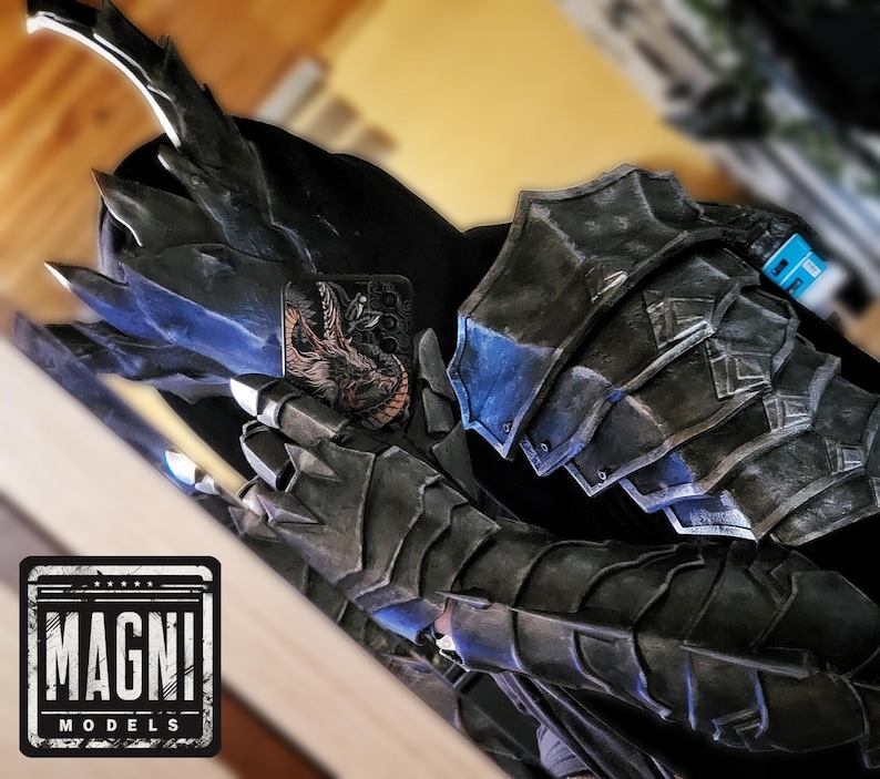 Talion's Servant's Armor Cosplay - Gauntlets and Shoulder Pads STL [FOR ...
