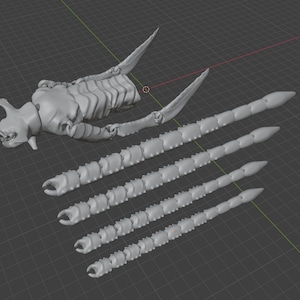 Articulated Sea Emperor Leviathan STL Subnautica FOR 3D PRINTING - Etsy