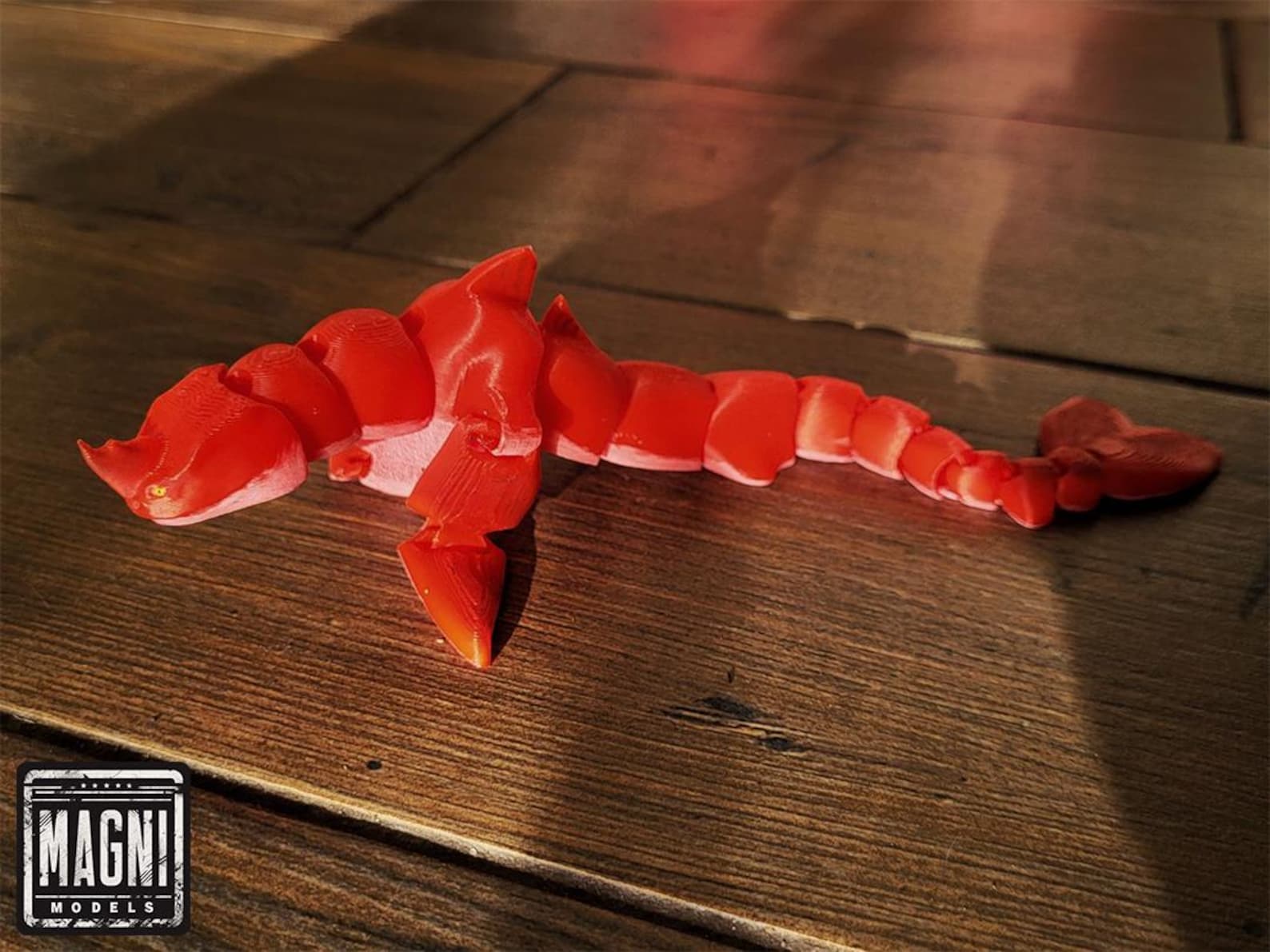 Articulated Red Bluster STL - the Sea Beast [FOR 3D PRINTING] - Etsy