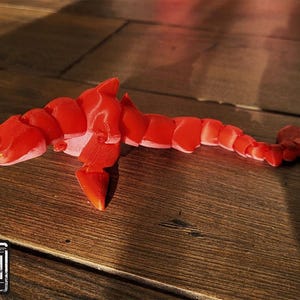 Articulated Red Bluster STL - the Sea Beast [FOR 3D PRINTING] - Etsy