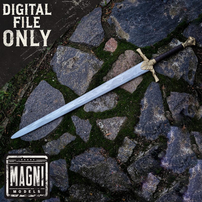 Urfael - Talion's Sword STL [FOR 3D PRINTING] - Etsy