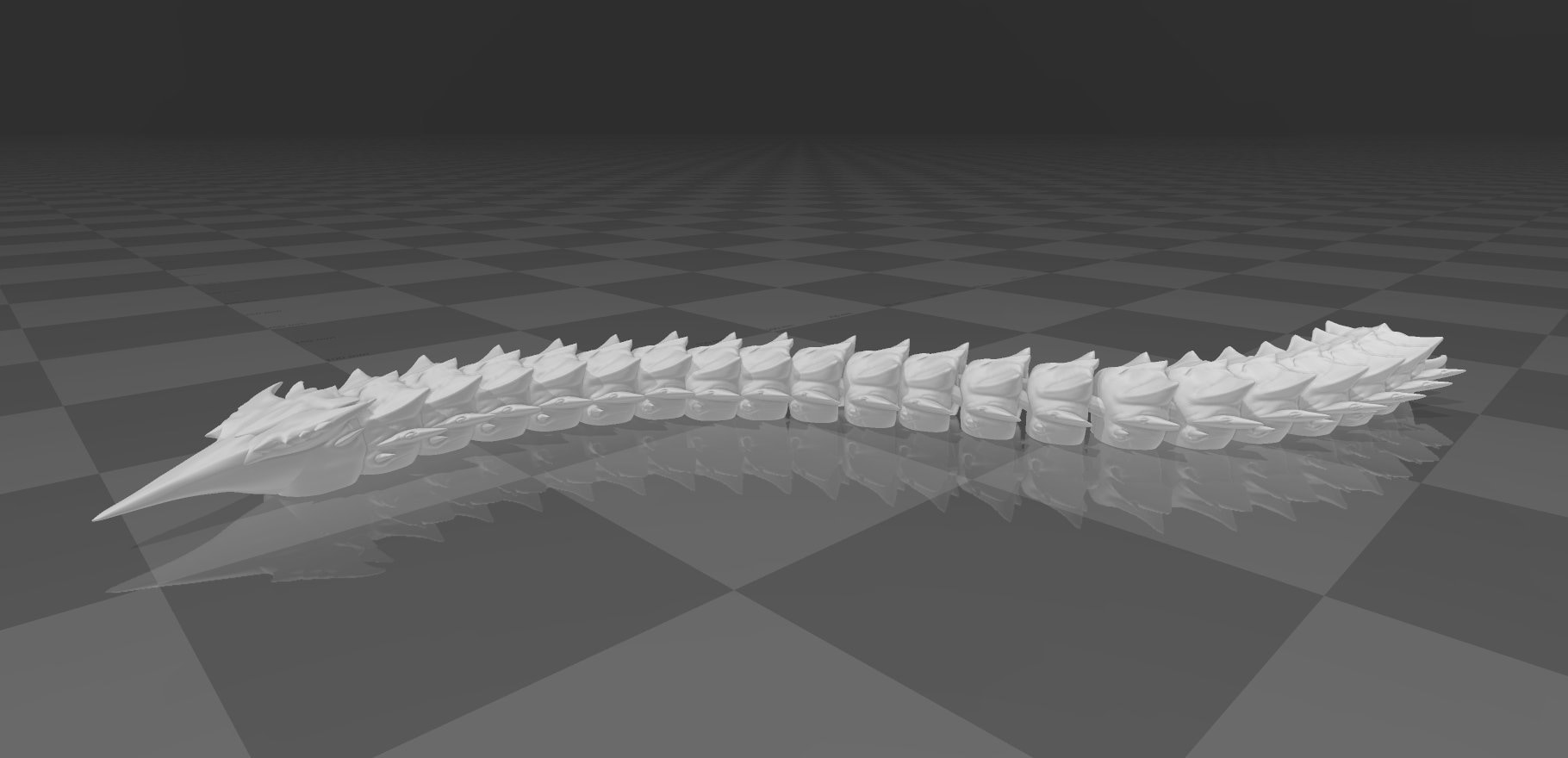 Articulated Ice Worm Leviathan STL Subnautica: Below Zero FOR 3D ...