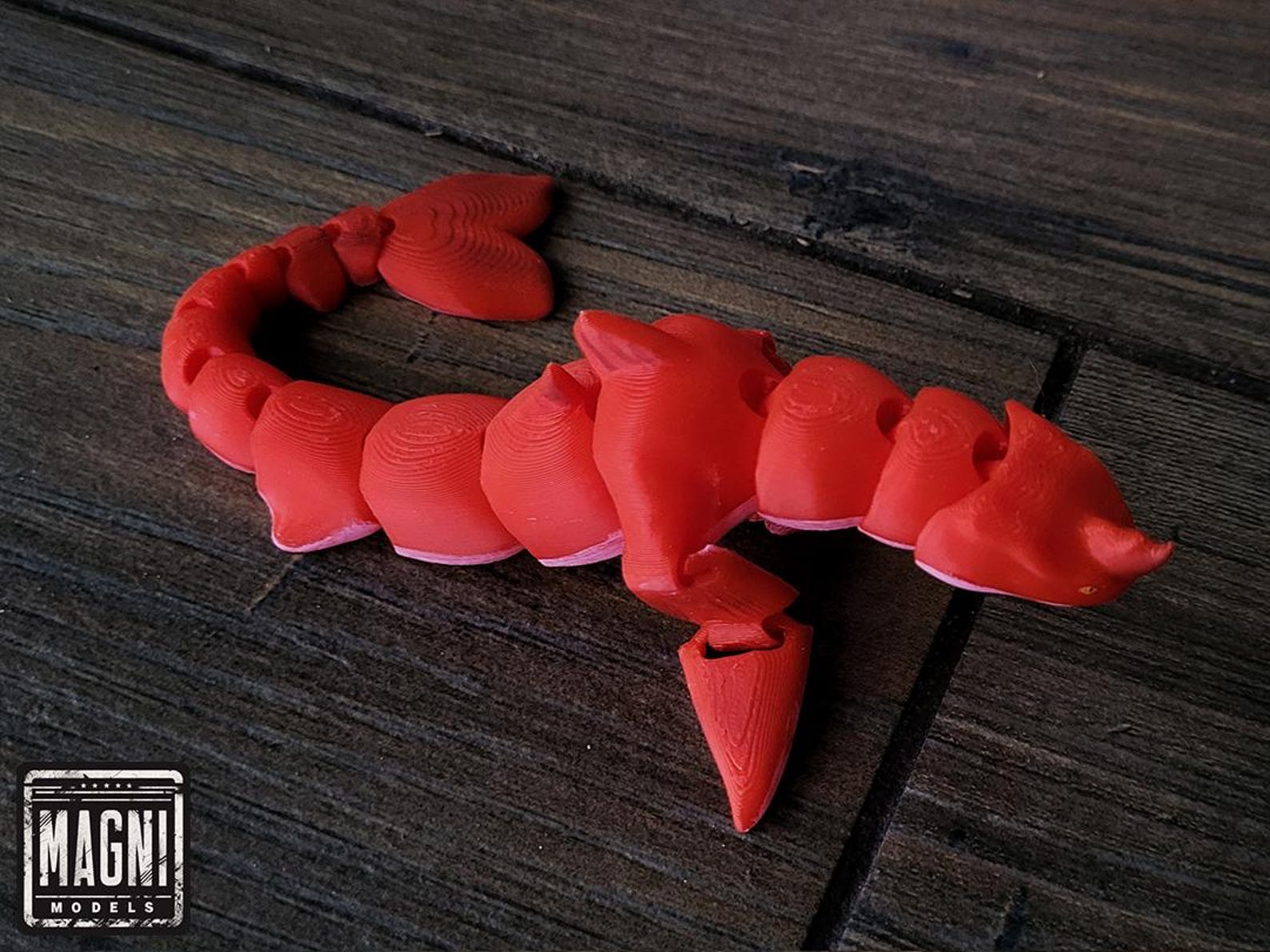 Articulated Red Bluster STL - the Sea Beast [FOR 3D PRINTING] - Etsy