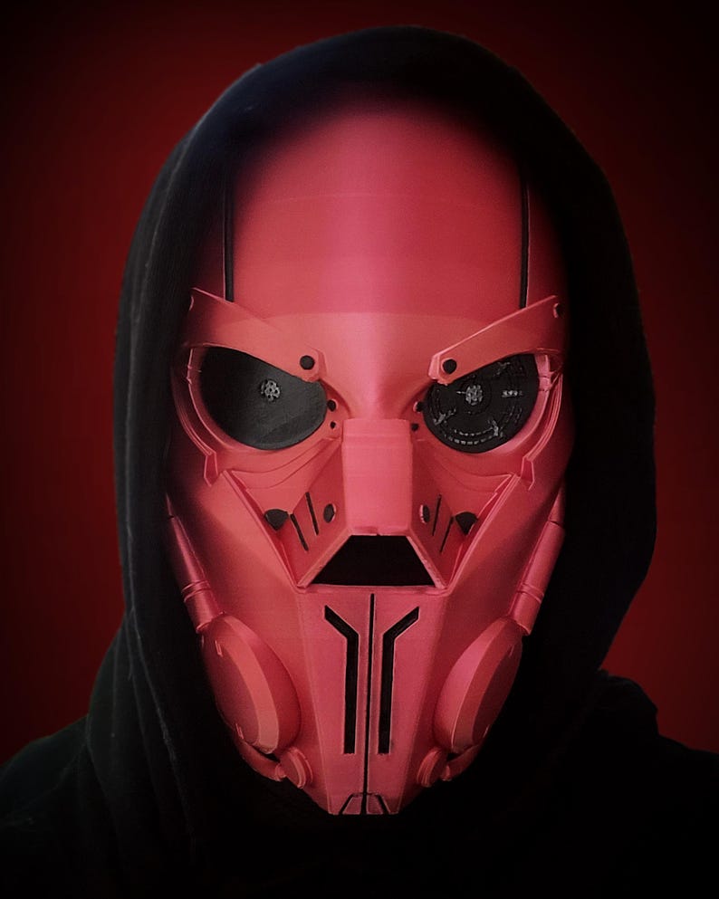 Cosplay da Máscara de Shroud - Dispatch - Etsy Portugal