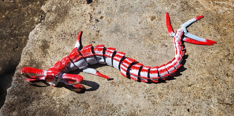 Articulated Reaper Leviathan Stl Subnautica For 3d Printing Etsy