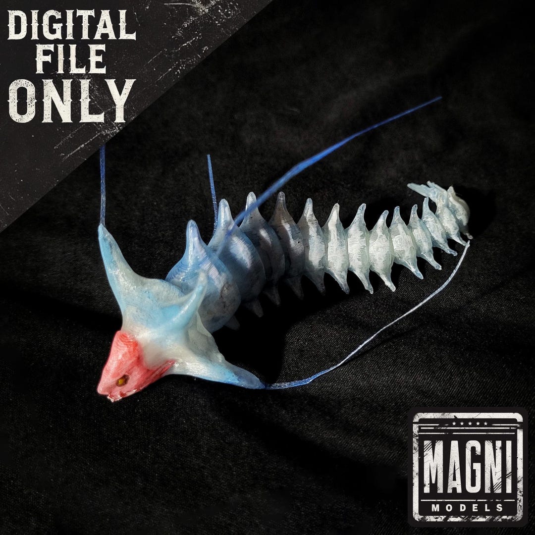 Articulated River Prowler STL - Subnautica [FOR 3D PRINTING] - Etsy