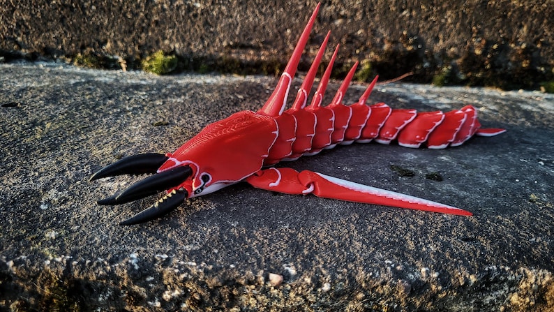 Articulated Void Chelicerate Leviathan - Subnautica - Etsy