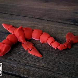 Articulated Red Bluster STL - the Sea Beast [FOR 3D PRINTING] - Etsy
