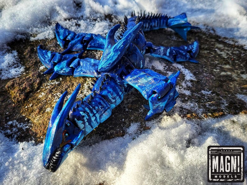 Articulated Ice Dragon Leviathan STL - Subnautica [FOR 3D PRINTING] - Etsy