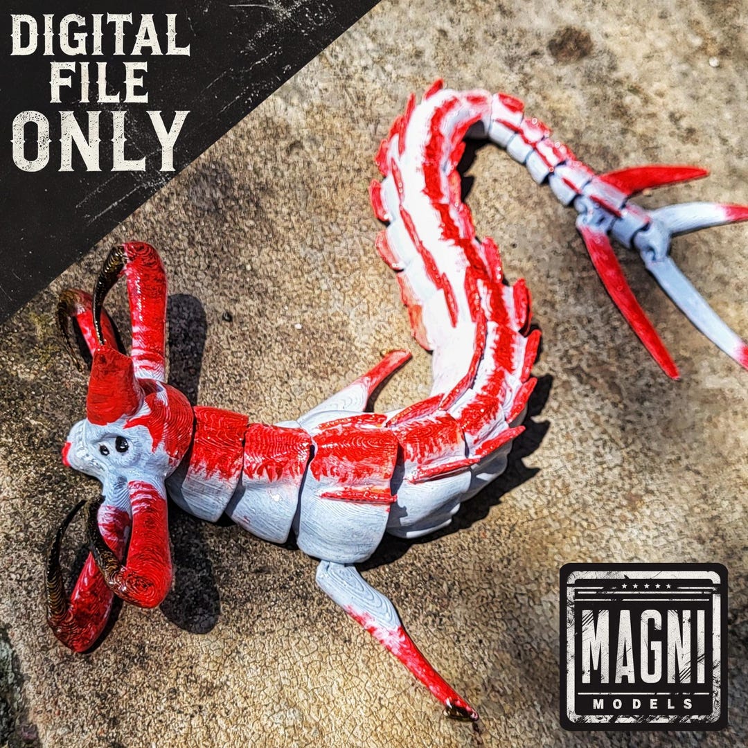 Articulated Reaper Leviathan STL - Subnautica [FOR 3D PRINTING] - Etsy