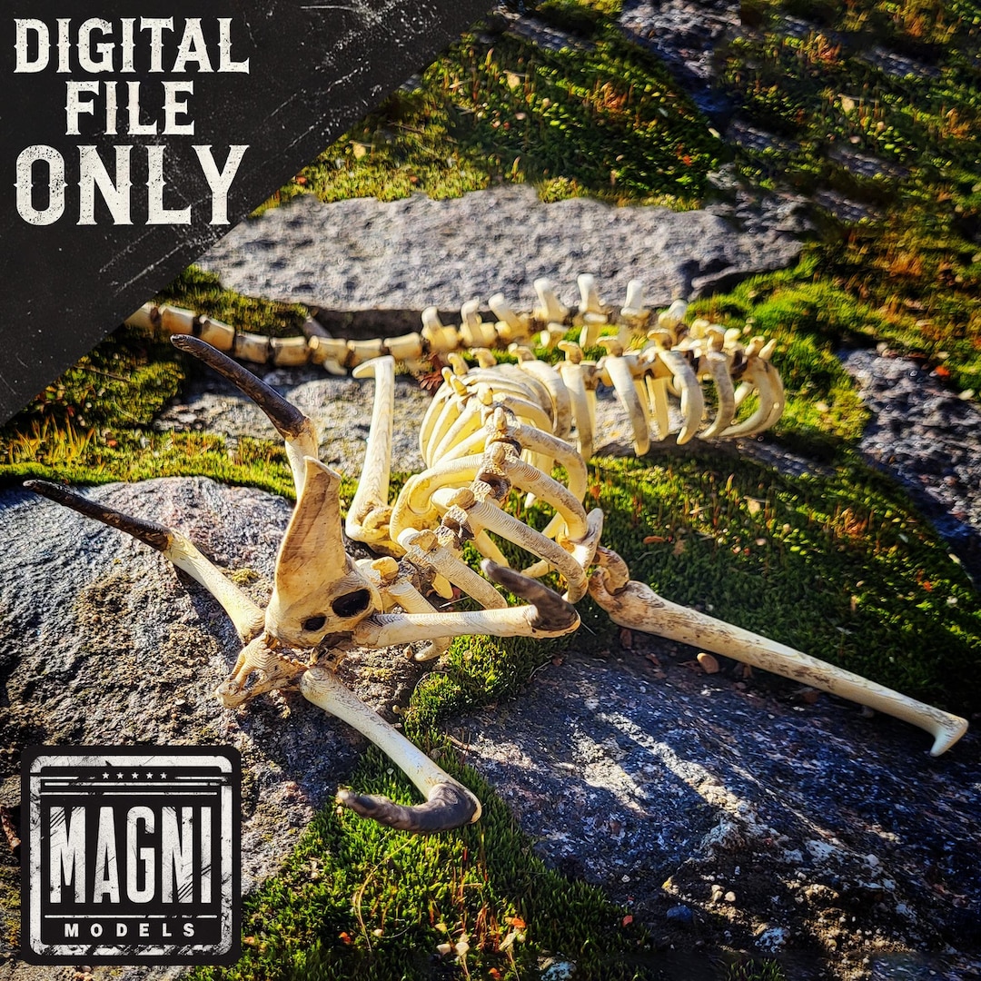 Articulated Reaper Leviathan Skeleton STL - Subnautica [FOR 3D PRINTING ...