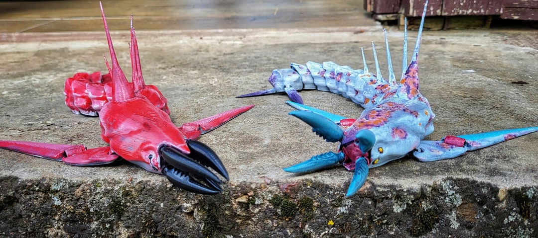 Articulated Chelicerate Leviathan STL Subnautica: Below Zero FOR 3D ...