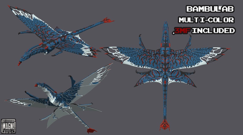 Articulated Ikran / Banshee STL - Avatar [FOR 3D PRINTING] - Etsy