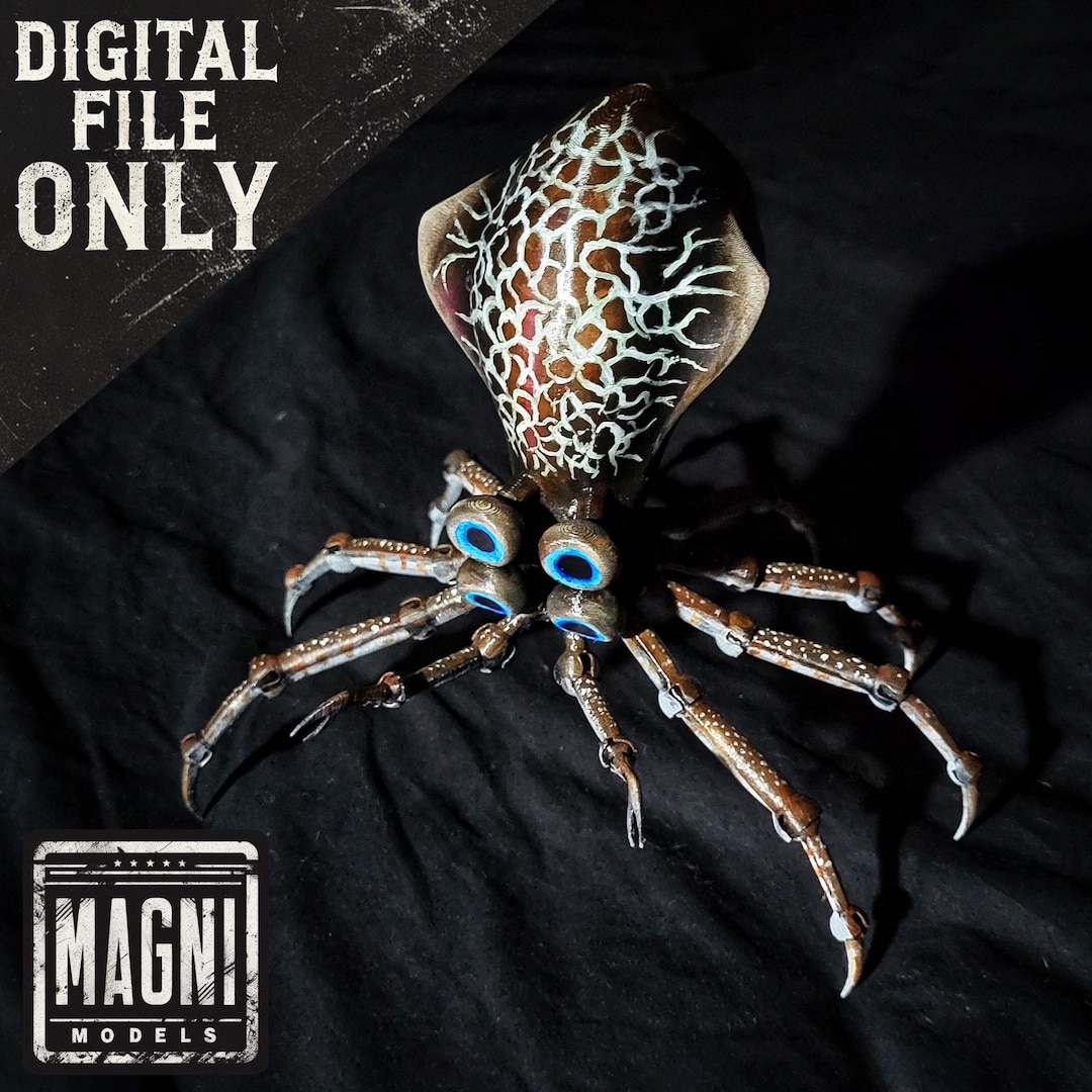 Articulated Crabsquid STL - Subnautica [FOR 3D PRINTING] - Etsy