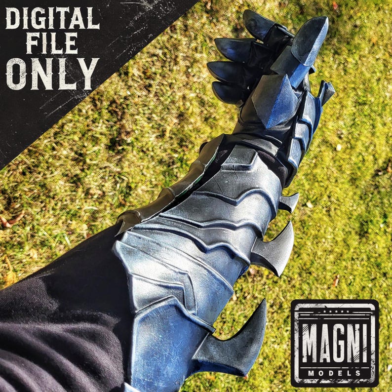 Talion's Servant's Armor Gauntlets and Shoulder Pads STL FOR 3D ...