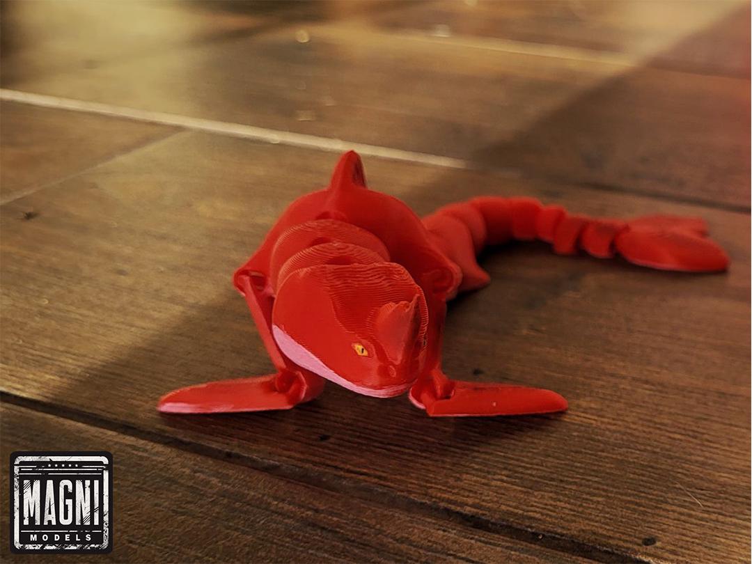 Articulated Red Bluster STL - the Sea Beast [FOR 3D PRINTING] - Etsy