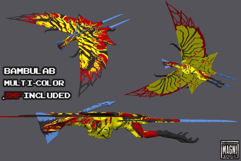 Articulated Great Leonopteryx / Toruk STL - Avatar [FOR 3D PRINTING] - Etsy