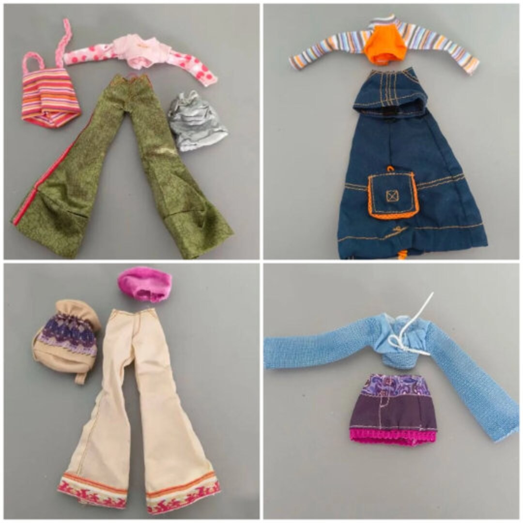 Bratz Clothes Full Outfit Set Shirt Jeans Skirt Pants Clothes for BRATZ ...