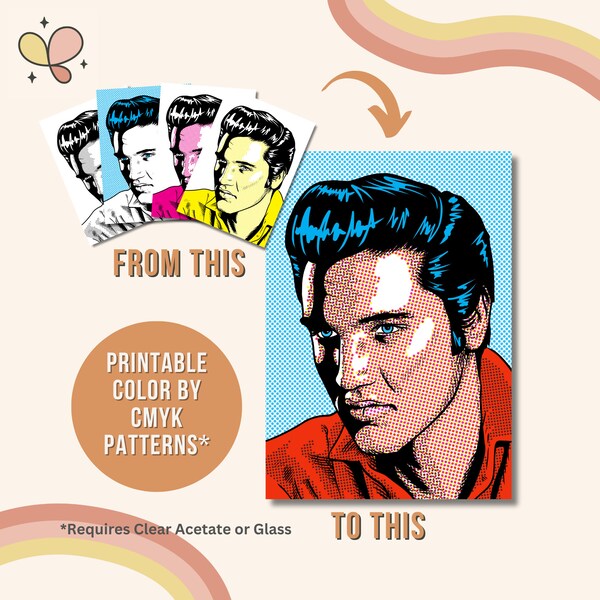 Elvis Paint by Numbers - Etsy