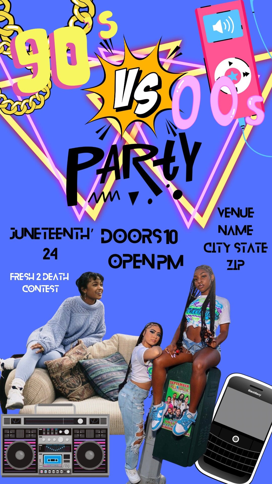 90s V 2000s Flyer - Etsy