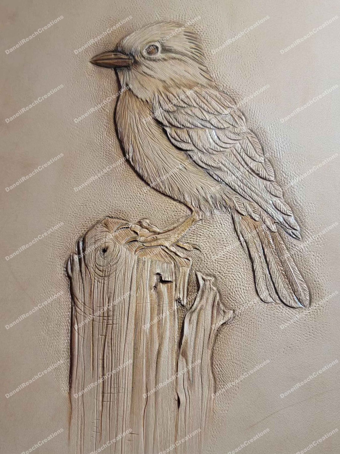 Leather Tooling Patterns - Crafting Creations - Wild Birds - Etsy