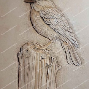 Leather Tooling Patterns - Crafting Creations - Wild Birds - Etsy