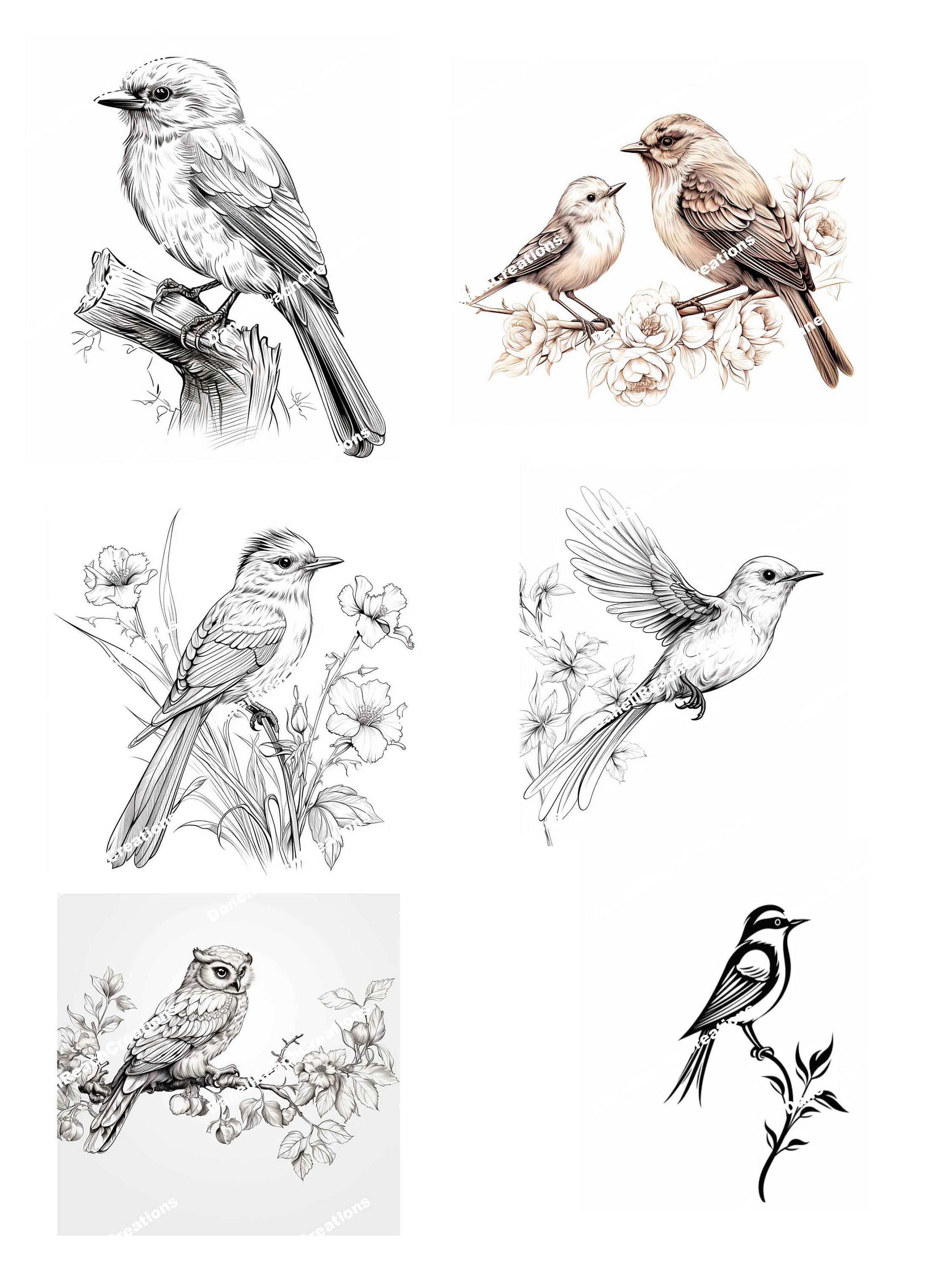 Leather Tooling Patterns - Crafting Creations - Wild Birds - Etsy