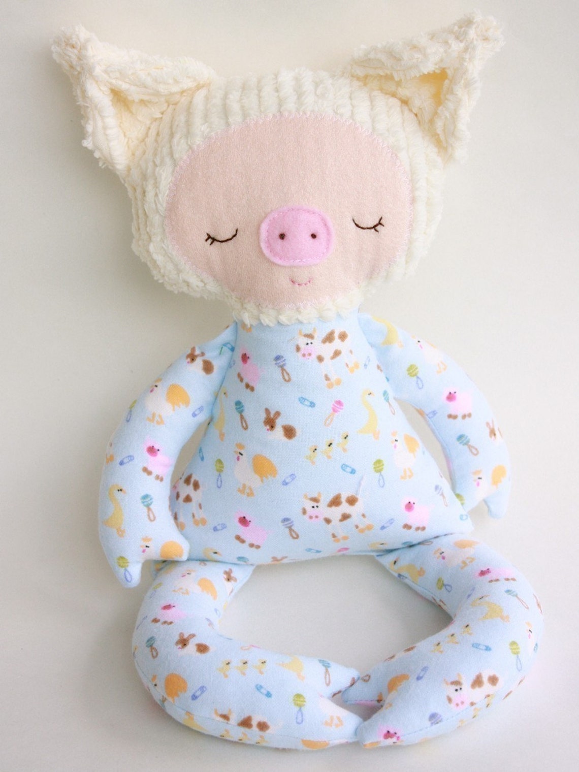SALE Parker Pig PDF Doll Pattern - Etsy