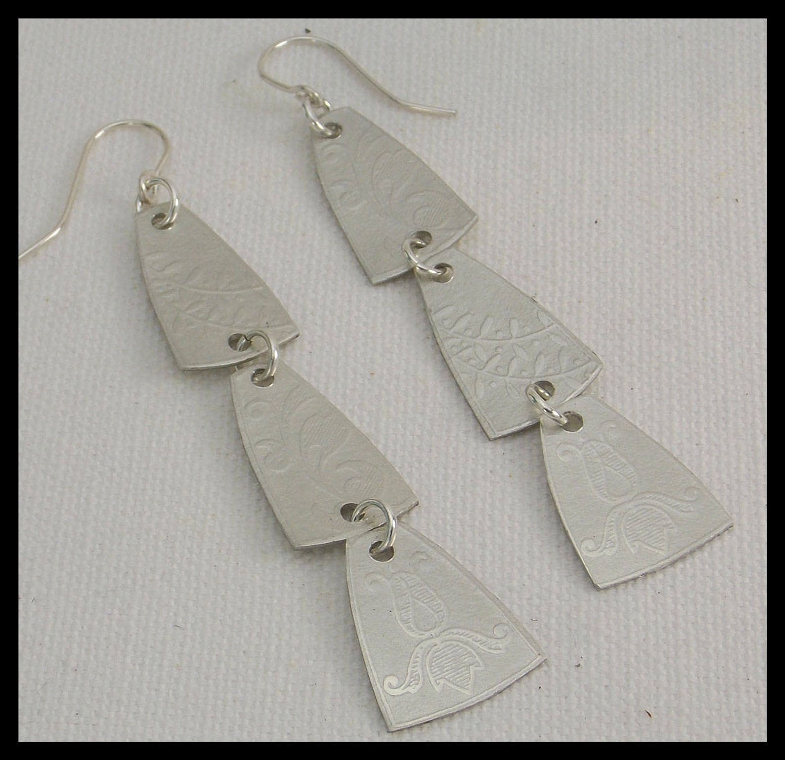 Scandinavia Handforged Embossed Long Scandinavian Design Pewter ...