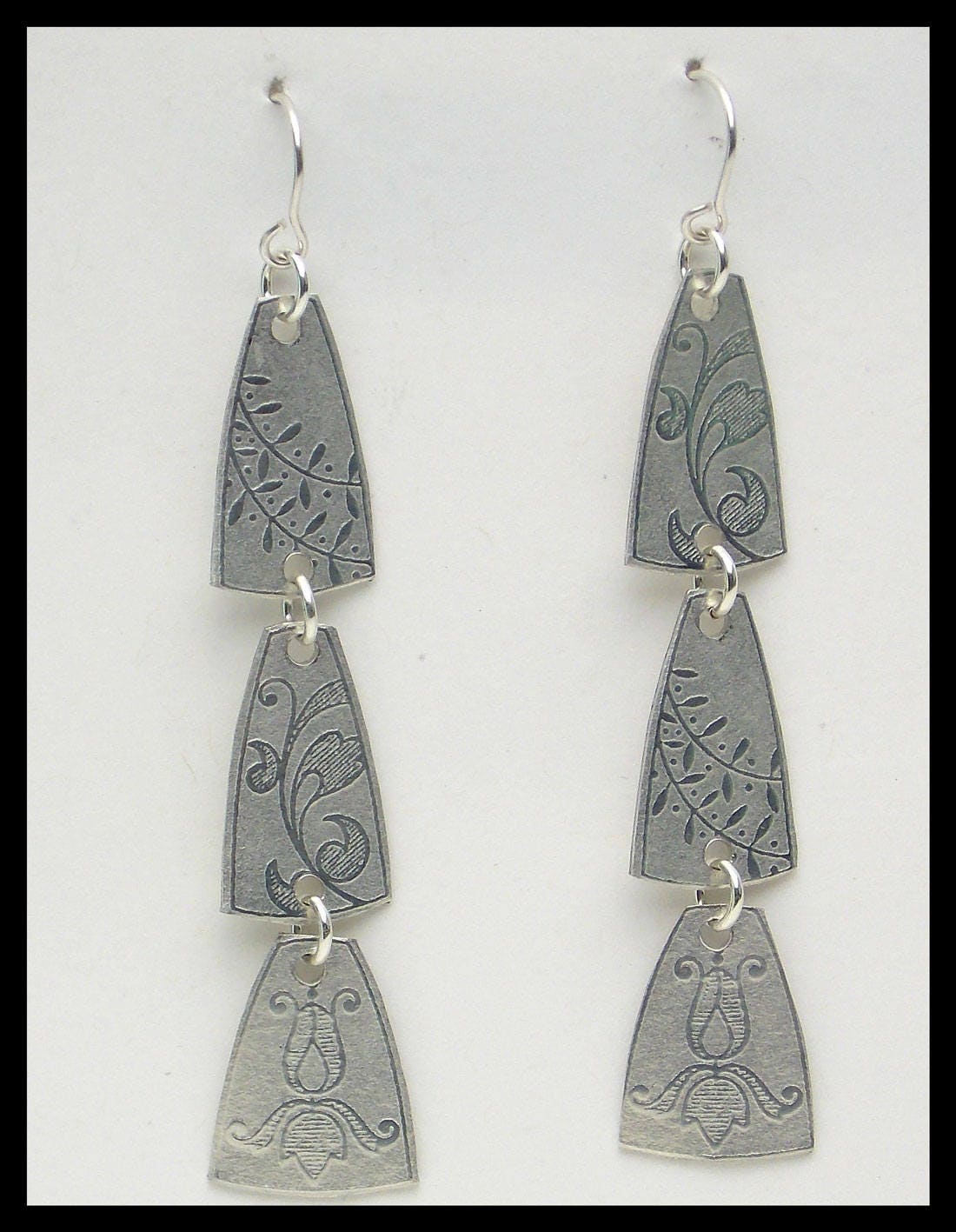 Scandinavia Handforged Embossed Long Scandinavian Design Pewter ...