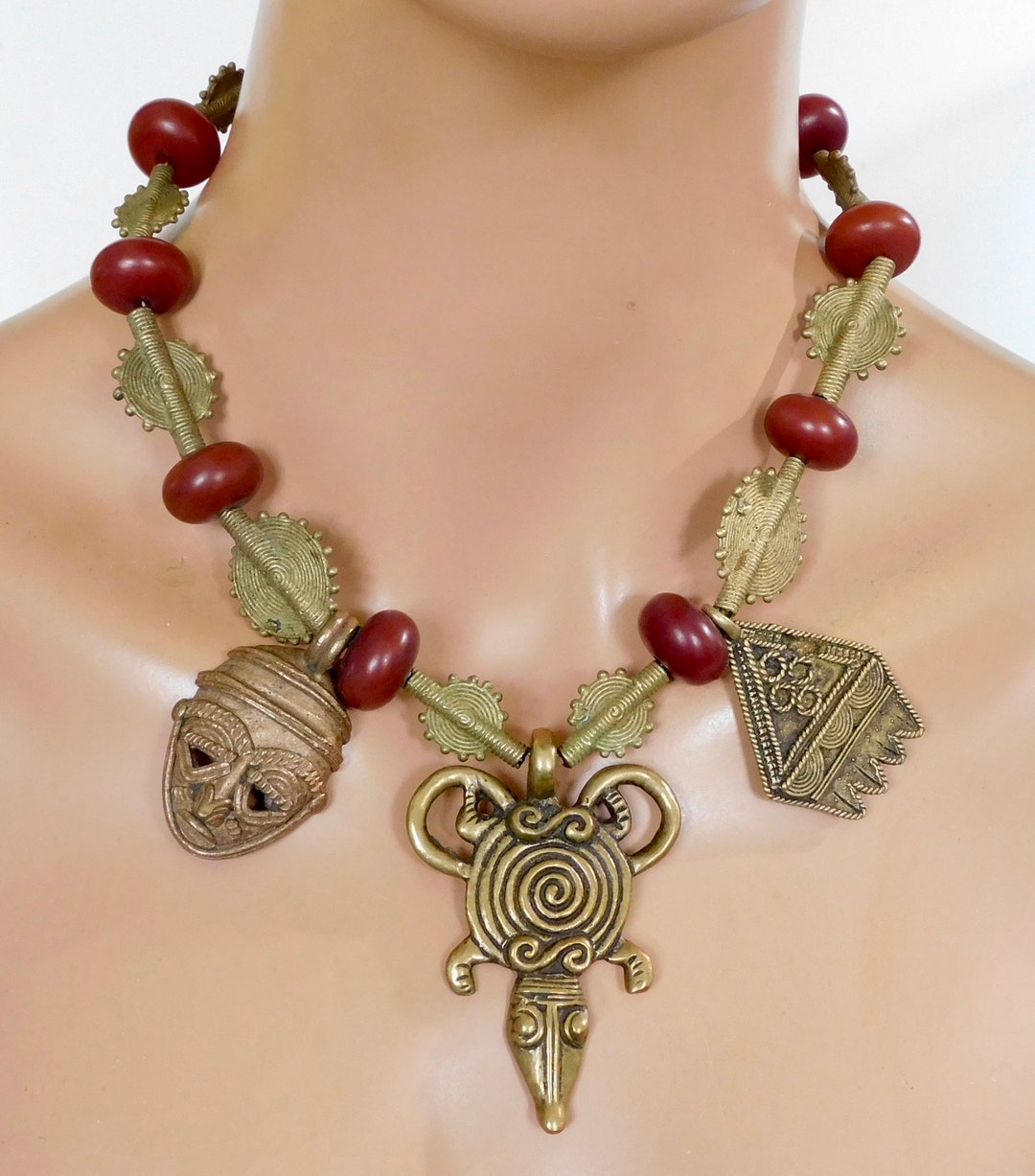 ZOLA - Handmade African Beads and Focals - 1 of a Kind Tribal Statement ...