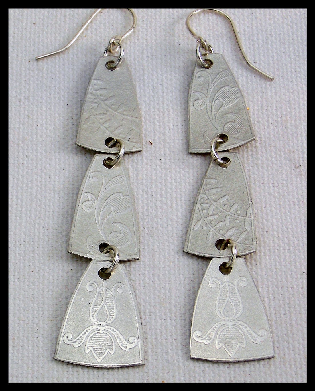 Scandinavia Handforged Embossed Long Scandinavian Design Pewter ...