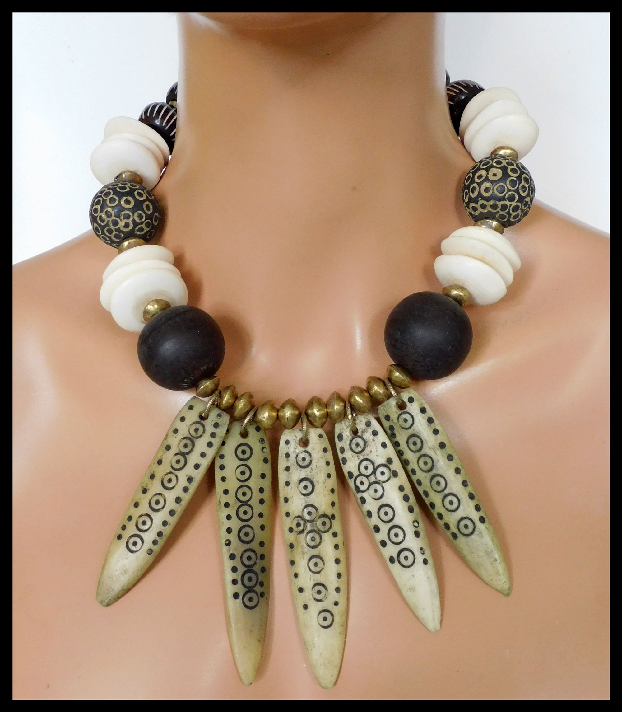 OUT of AFRICA Handmade African Beads Old Handmade African - Etsy