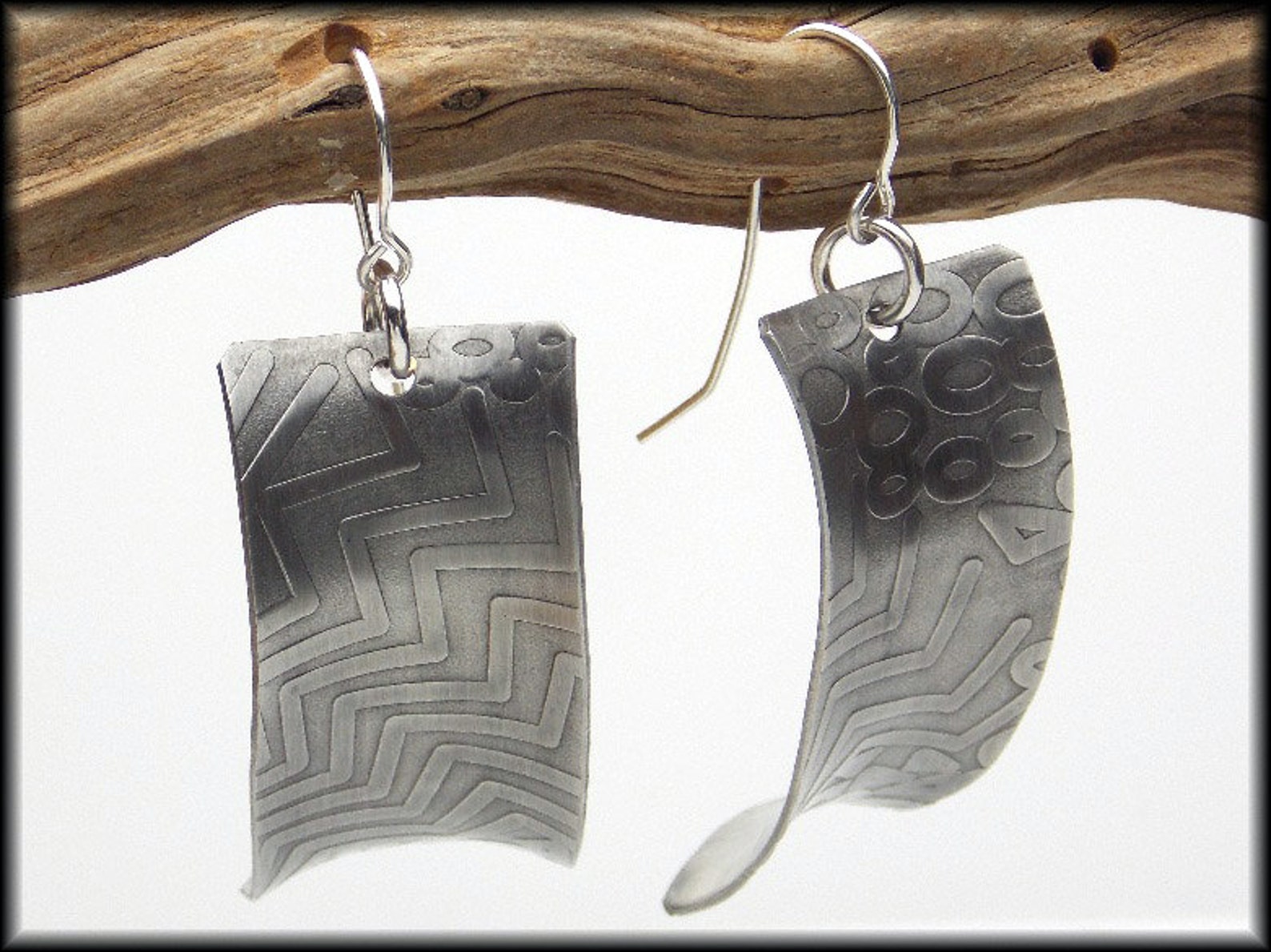 MOD GEOS Handforged Antiqued Embossed Modern Geometrics - Etsy