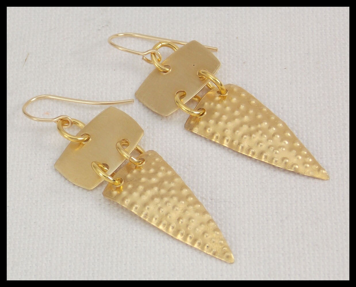 GOLDEN DAGGERS Handforged Punched Bronze 2 Section Dagger - Etsy